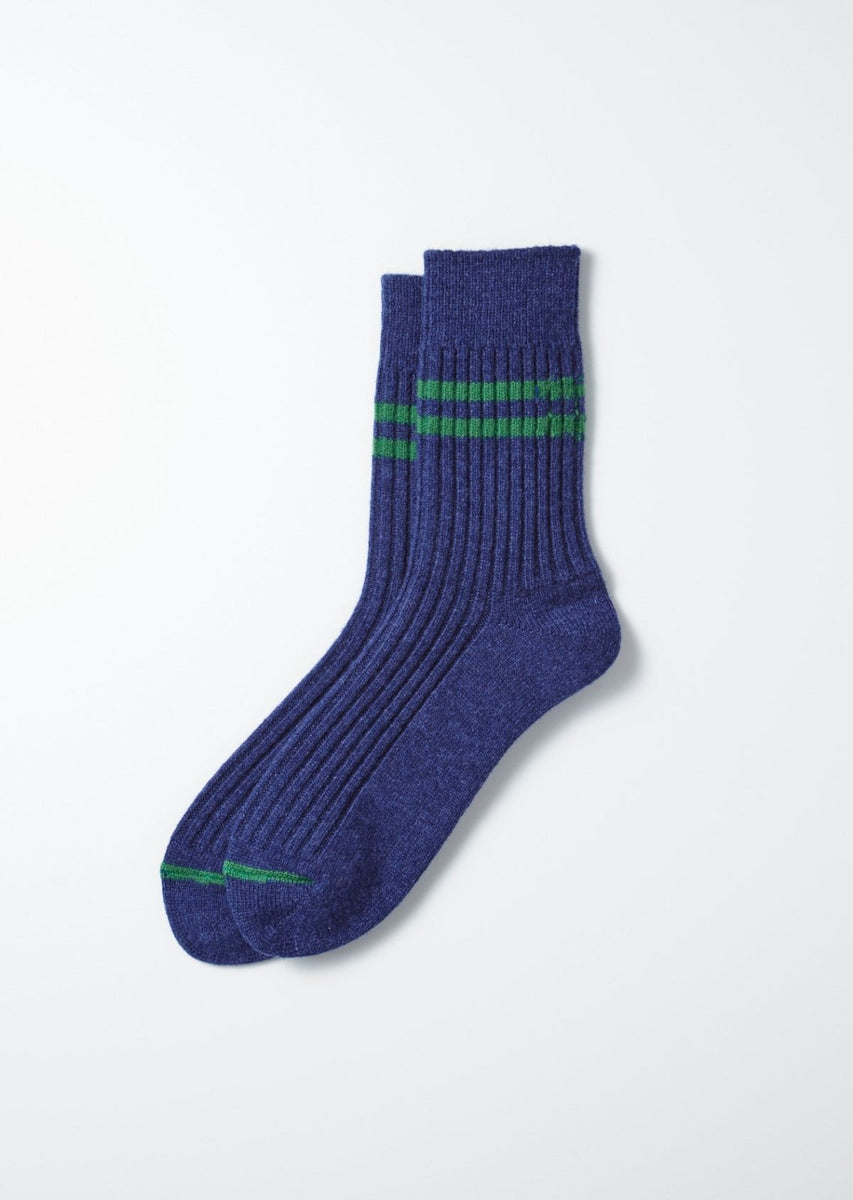 rototo - merino lamb wool stripe - navy – Castart